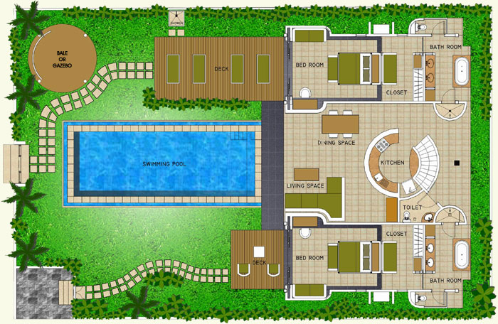 Villas Layout - Villa Puri Tupai